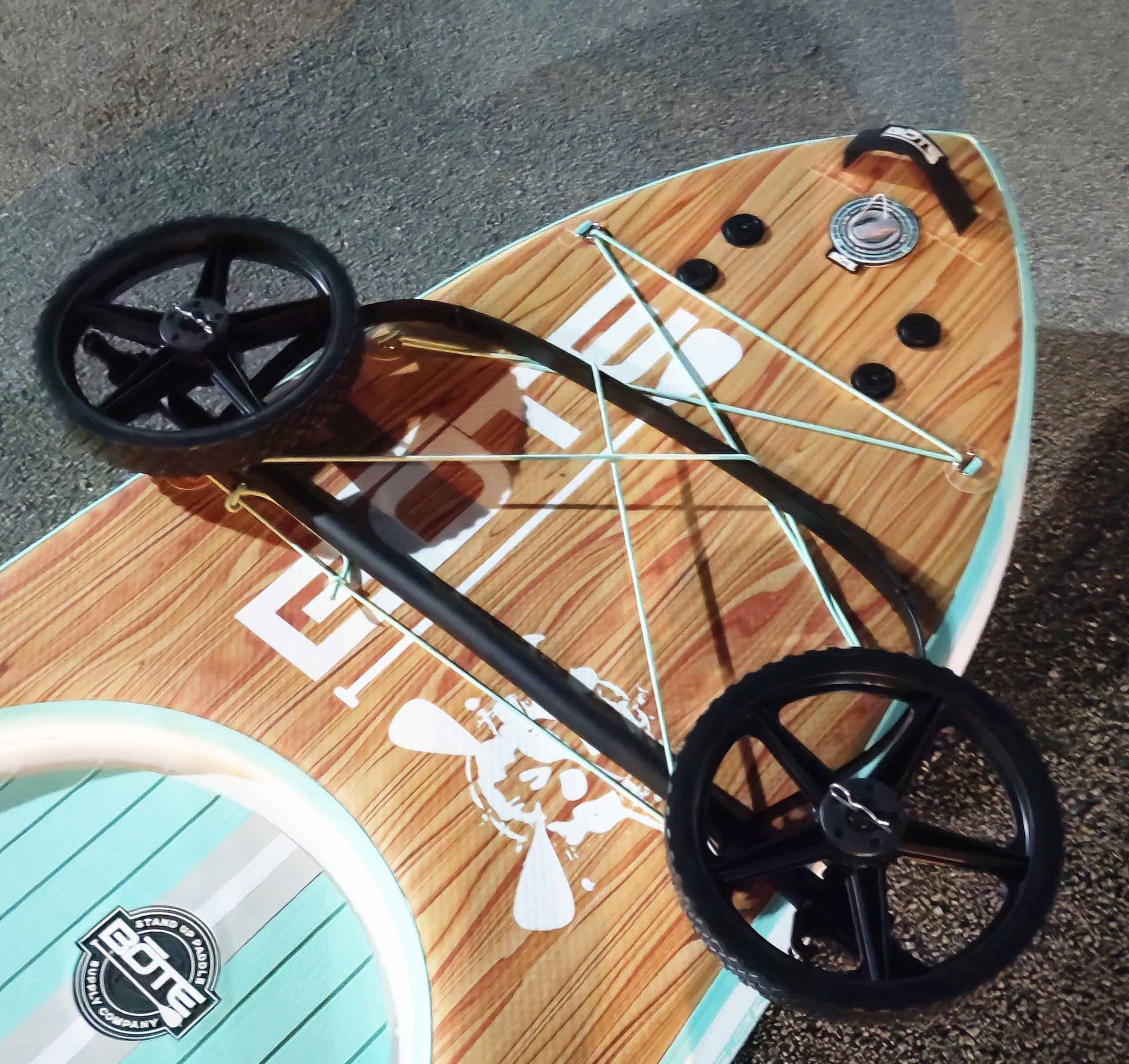 Utra wide paddle board wheels carrer incuding Bote Rackham boards – SUP ...